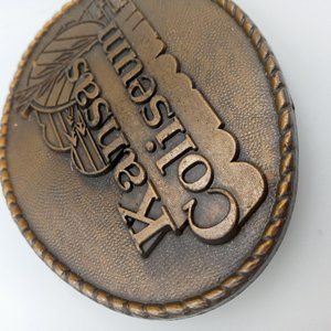 Accessories | Kansas Coliseum Belt Buckle Vintage Ks Fairgrounds Park ...